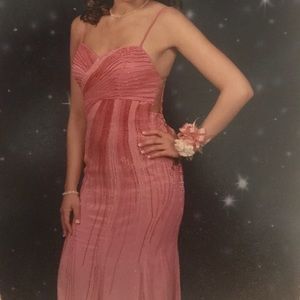 90s Beaded Prom Dress - Gem